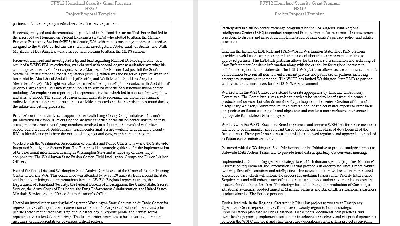 State Patrol – The Washington State Fusion Center – Public Record Sourcerer